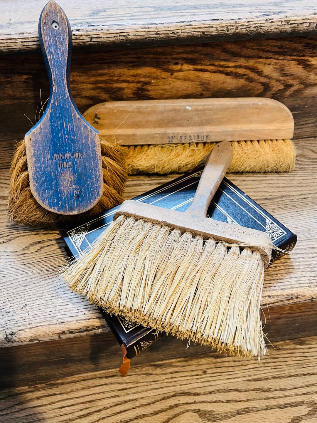 Antique Utility Brushes Paint Brush Primitives Rustic Home Decor ...