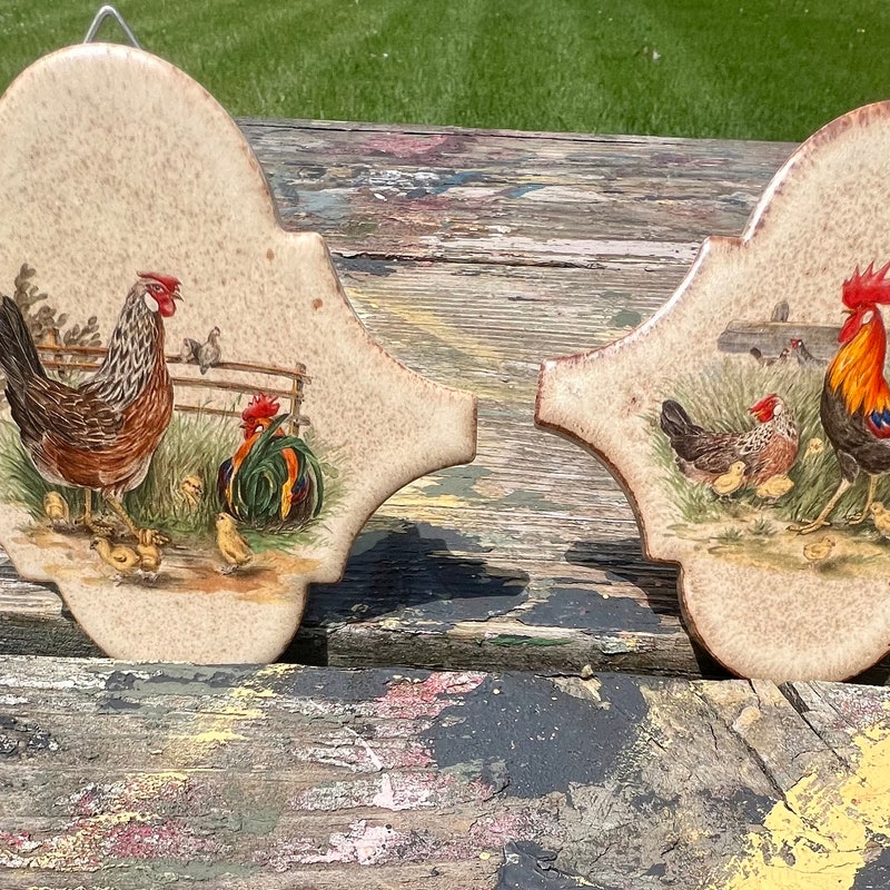 Rooster Tiles - Etsy