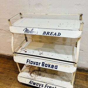 Grocery Store Tiered Rack Bread Display Vintage Advertising - Etsy