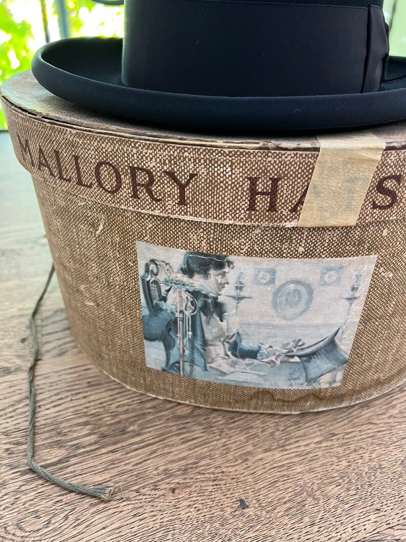 Early 1900s Bowler Hat Mallory Hats With Hat Box Steampunk - Etsy