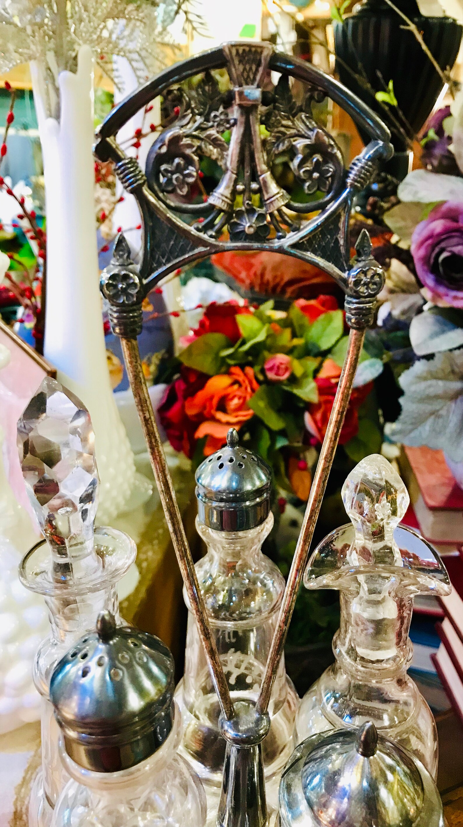 Antique Victorian Derby Silver Co Castor Set/ Antique - Etsy