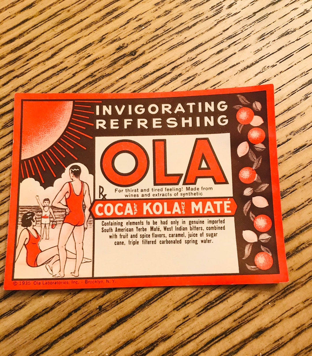 Vintage OLA Coca Kola Mate Labels Vintage Labels Soda Labels Spring ...