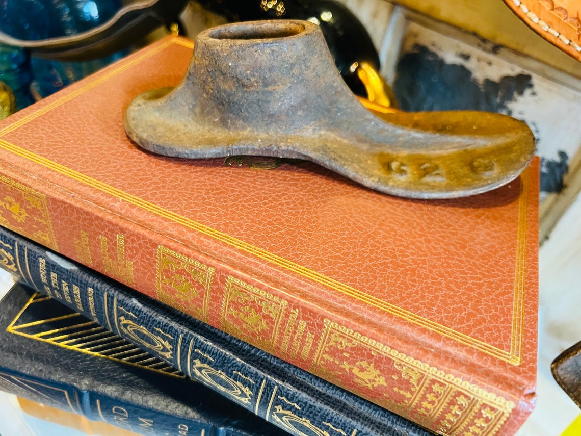 Cast Iron Shoe Form Malleable Antique Child’s Industrial Home Decor ...