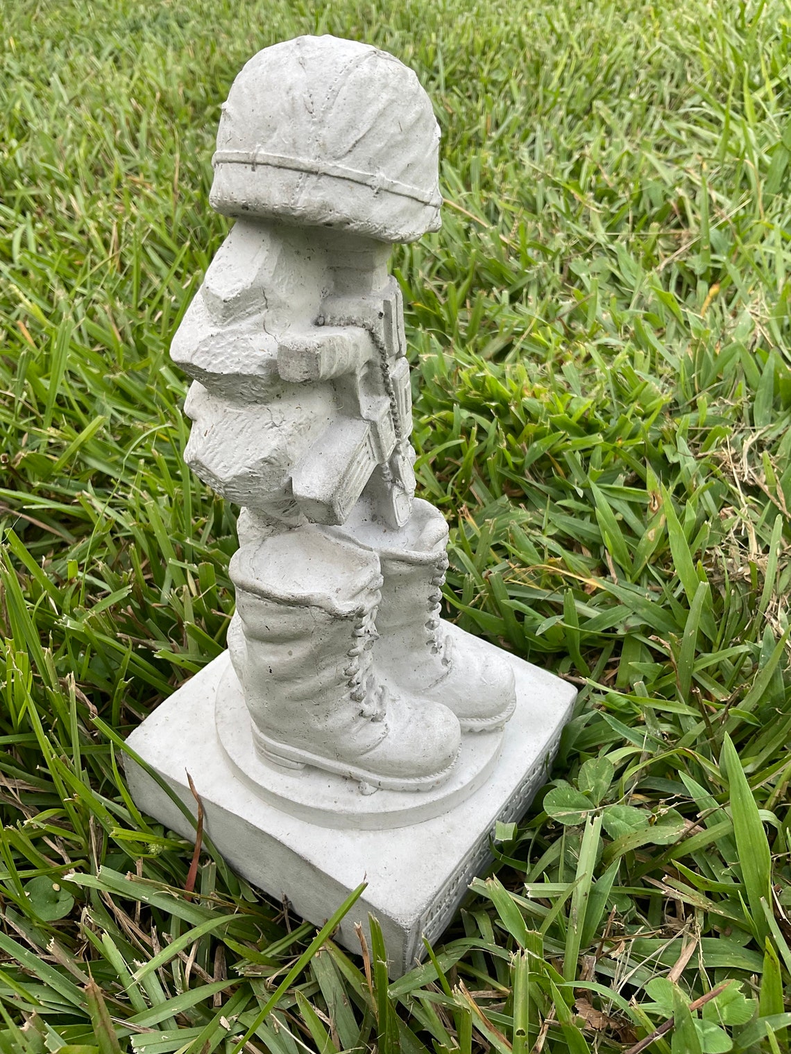 Military Marines Army Concrete Statue Memorial (READ DESCRIPTION) - Etsy
