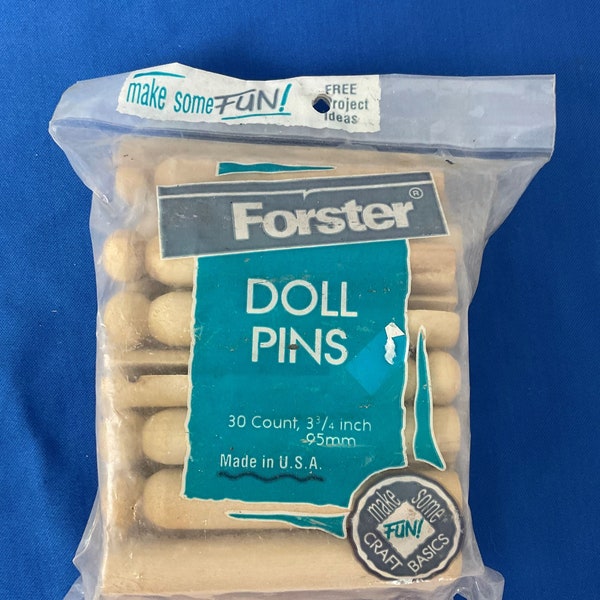 Wood Doll Pins - Etsy