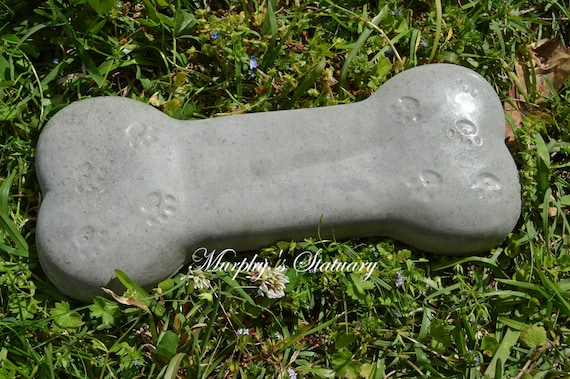 Dog Bone Garden Statue Paver - Etsy