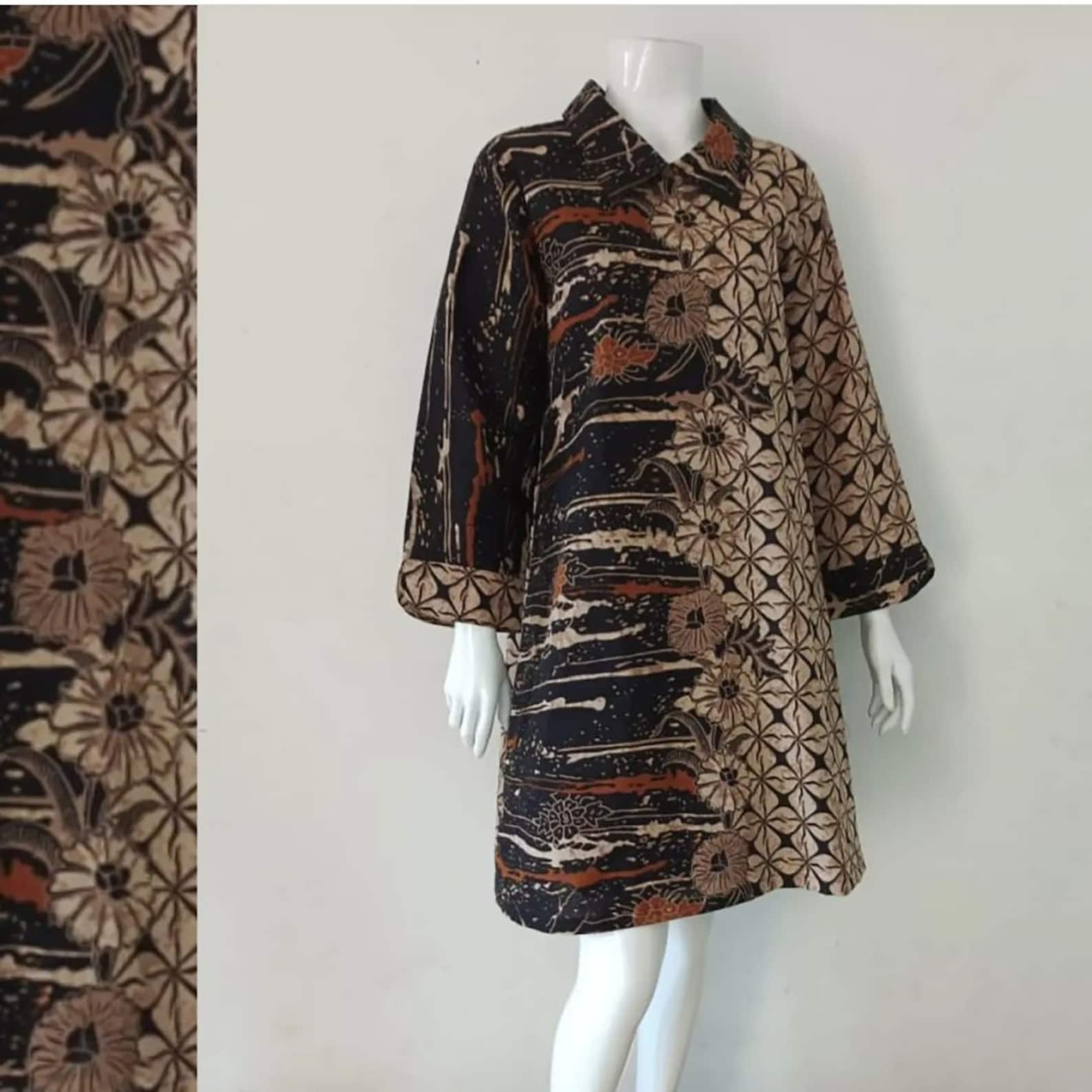 Gureni Glam Modern Batik Dress Embrace Contemporary Elegance With ...