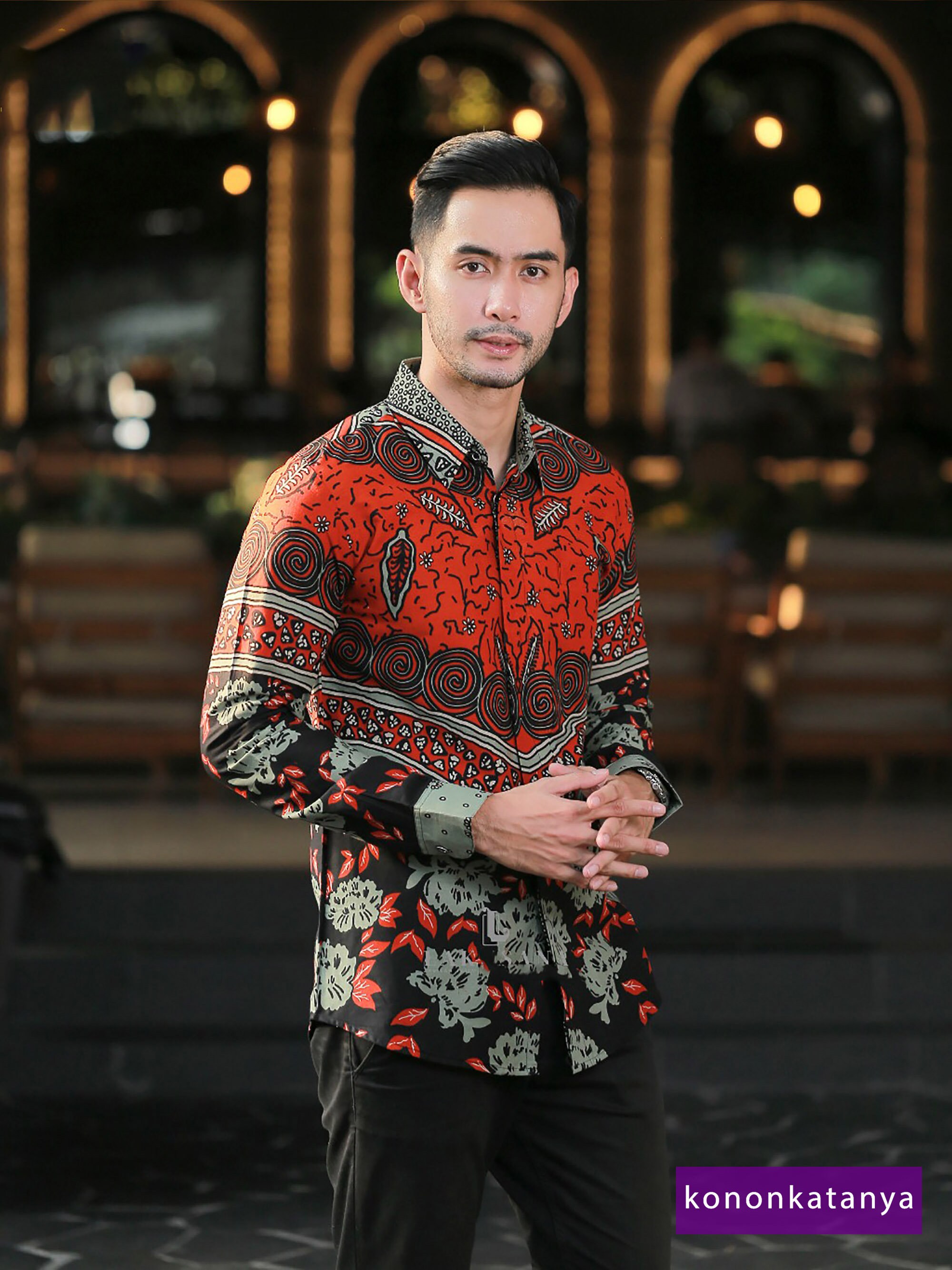 Heritage Elegance Nawasena Premium Long Sleeve Batik Shirt by Lakhsana ...