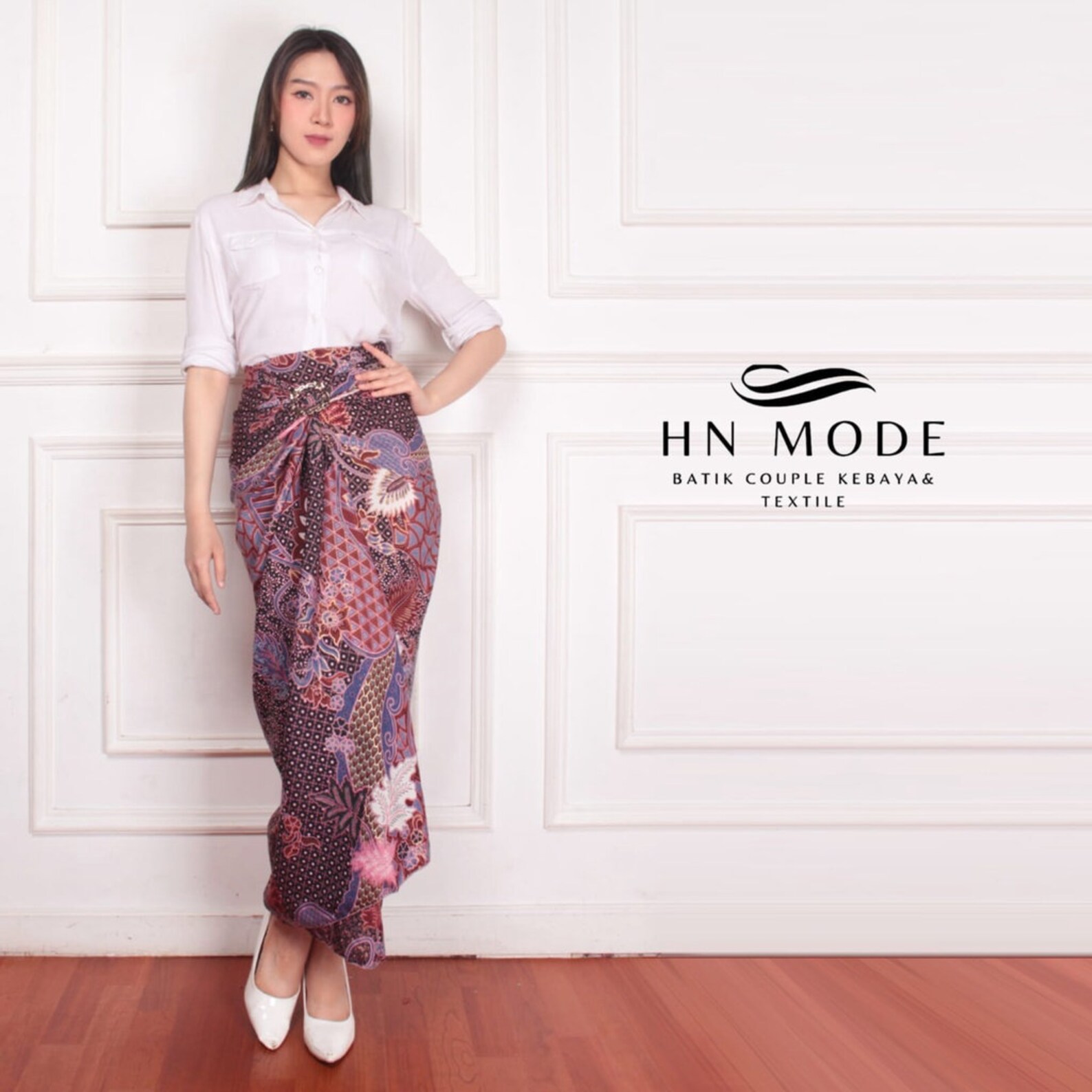 Ethnic Batik Wrap Skirt, Batik Pattern Skirt, Wrap Skirt, Batik Skirt ...