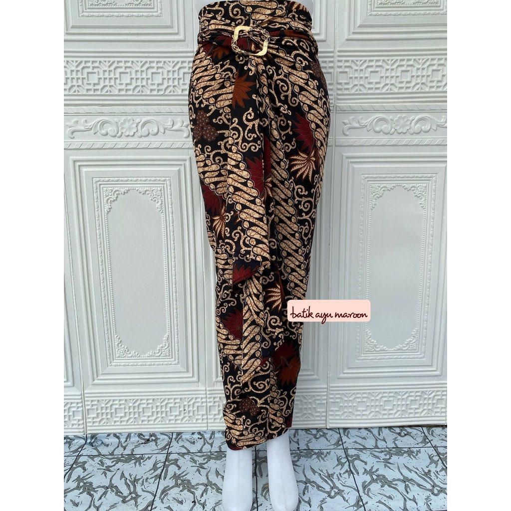 Ethnic Batik Wrap Skirt, Batik Pattern Skirt, Wrap Skirt, Batik Skirt ...