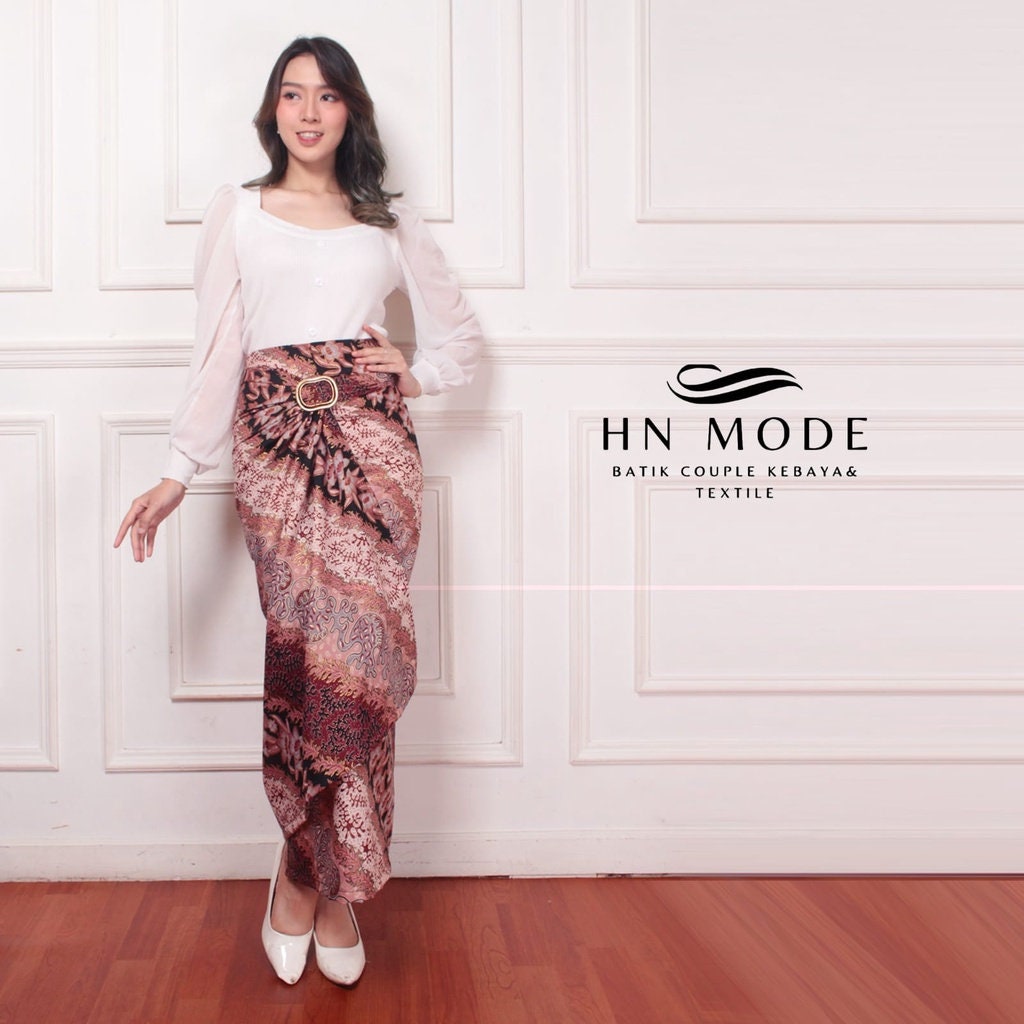 Ethnic Batik Wrap Skirt, Batik Pattern Skirt, Wrap Skirt, Batik Skirt ...