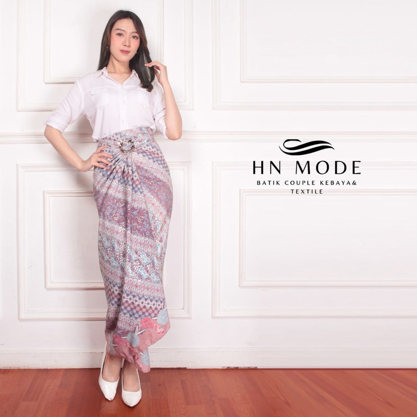 Ethnic Batik Wrap Skirt, Batik Pattern Skirt, Wrap Skirt, Batik Skirt ...