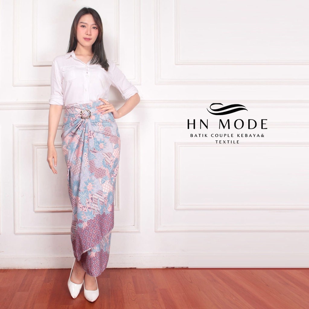 Ethnic Batik Wrap Skirt, Batik Pattern Skirt, Wrap Skirt, Batik Skirt ...