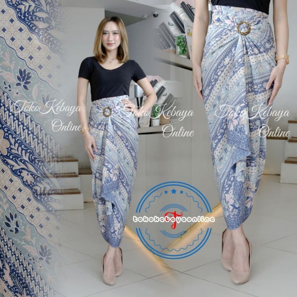 Ethnic Batik Wrap Skirt, Batik Pattern Skirt, Wrap Skirt, Batik Skirt ...