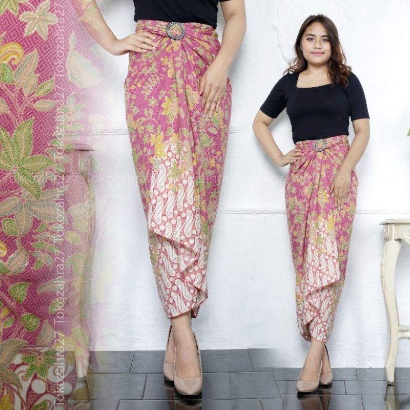 Ethnic Batik Wrap Skirt, Batik Pattern Skirt, Wrap Skirt, Batik Skirt ...