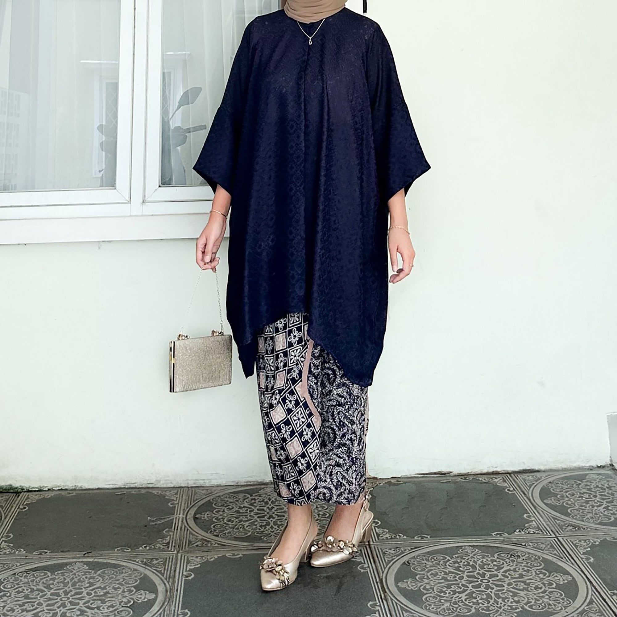 Elegant Modern Batik Blouse and Skirt Ainun Set, Batik Dress, Batik ...