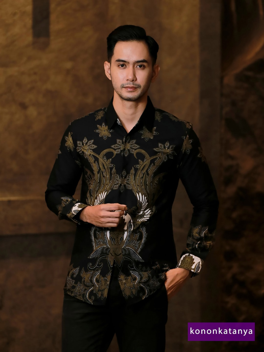 Abimayu I Exquisite Premium Long Sleeve Batik Shirt by Lakhsana Batik ...