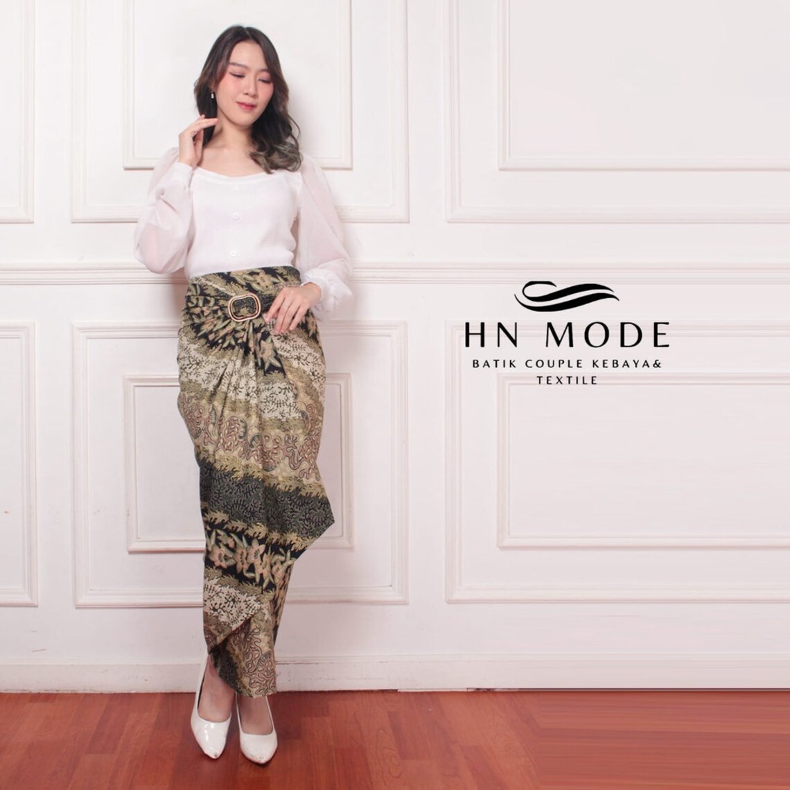 Ethnic Batik Wrap Skirt, Batik Pattern Skirt, Wrap Skirt, Batik Skirt ...