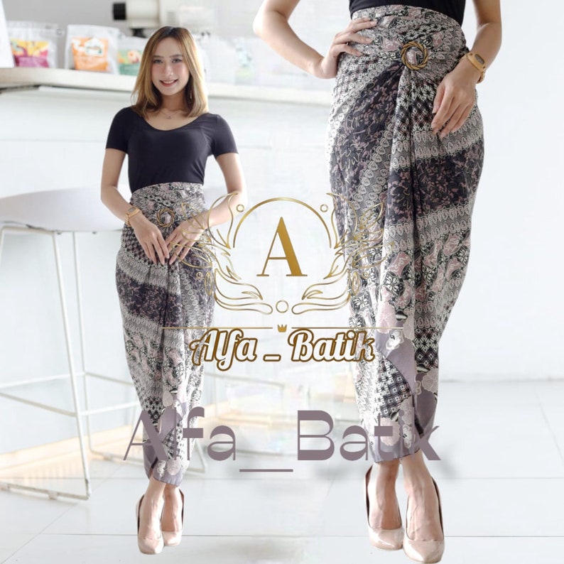 Ethnic Batik Wrap Skirt, Batik Pattern Skirt, Wrap Skirt, Batik Skirt ...