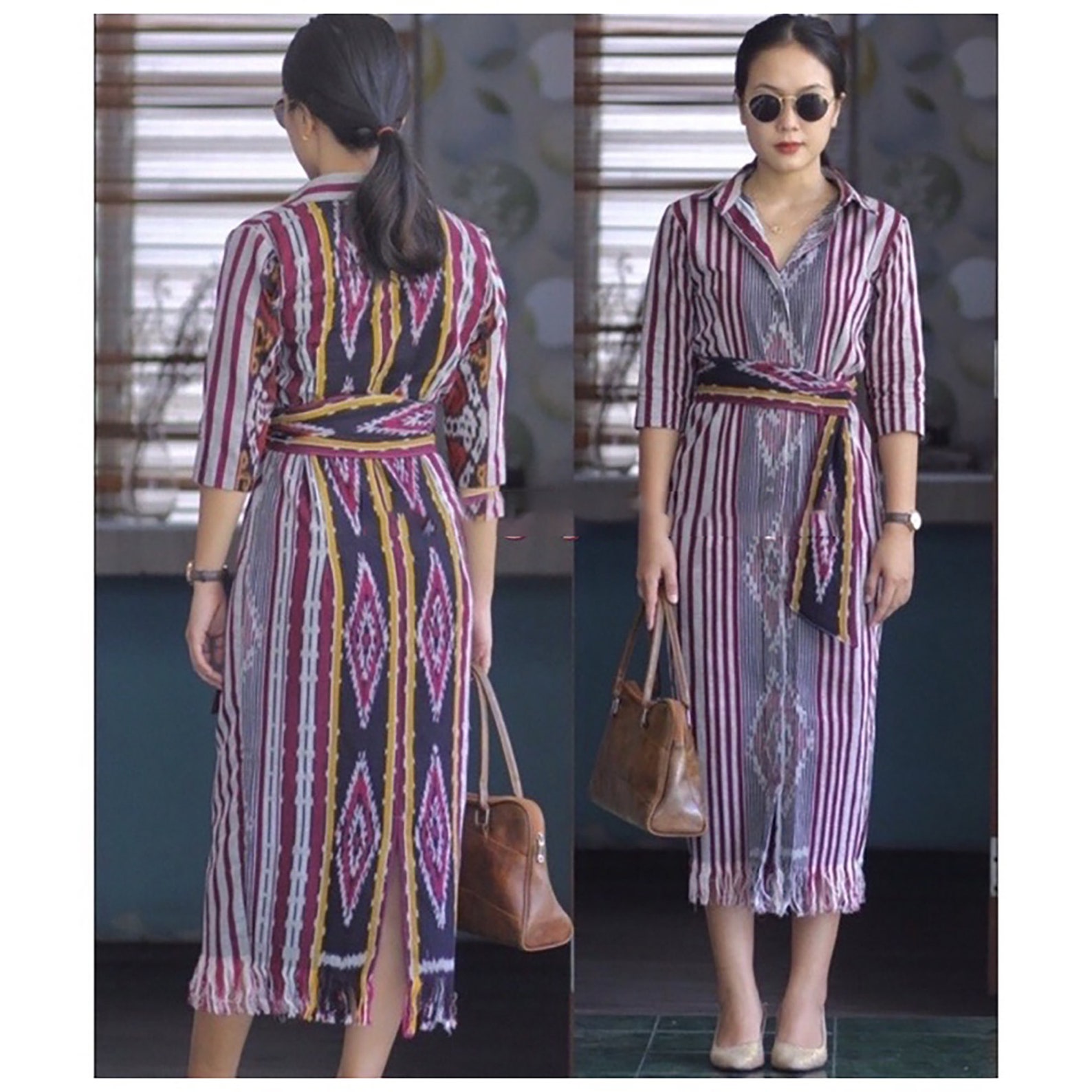 Inna Tenun Dres Celebrate Indonesian Heritage With Elegance Woven Dress ...