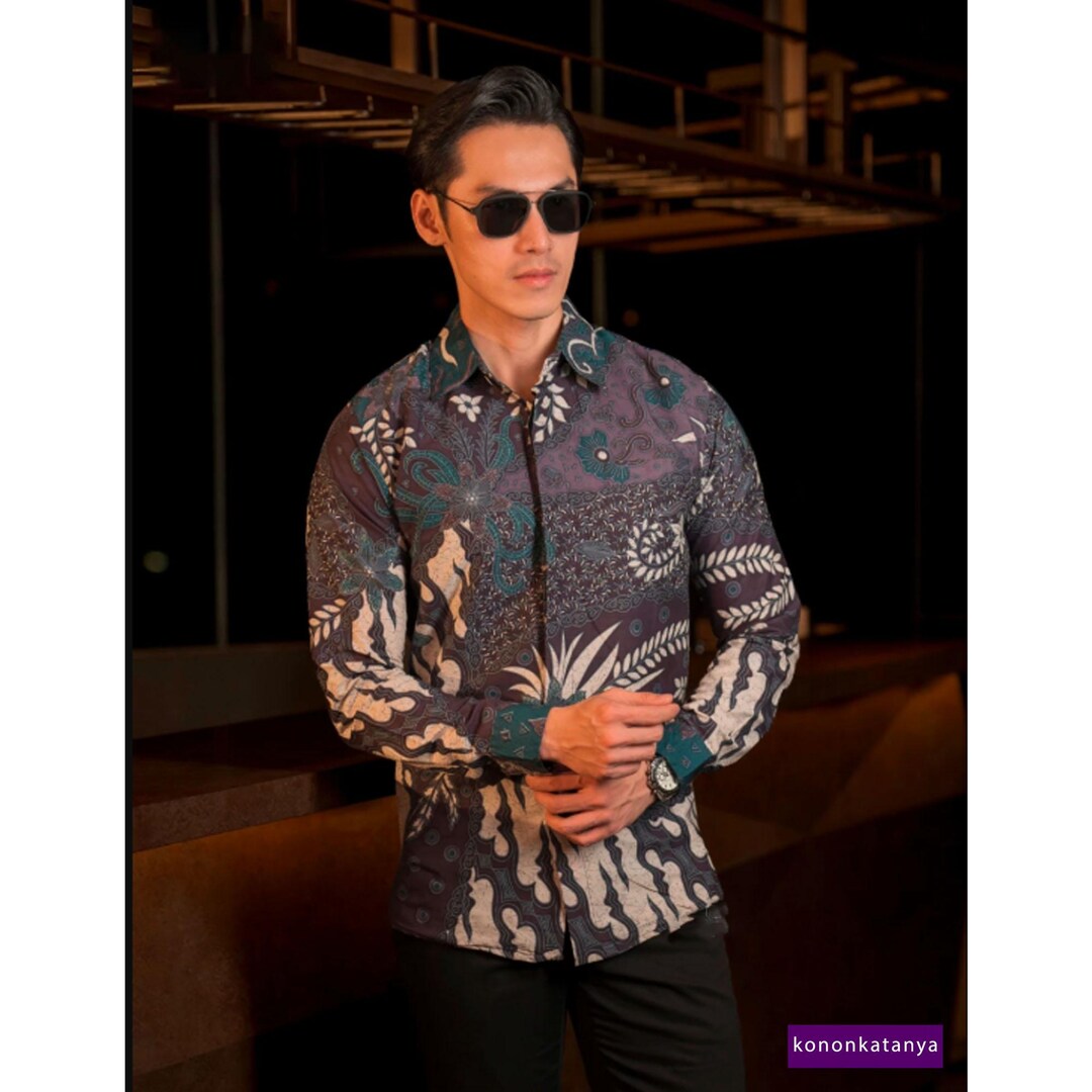 Redefine Elegance Nagara Slimfit Long-sleeved Batik Shirt by Lakhsana ...