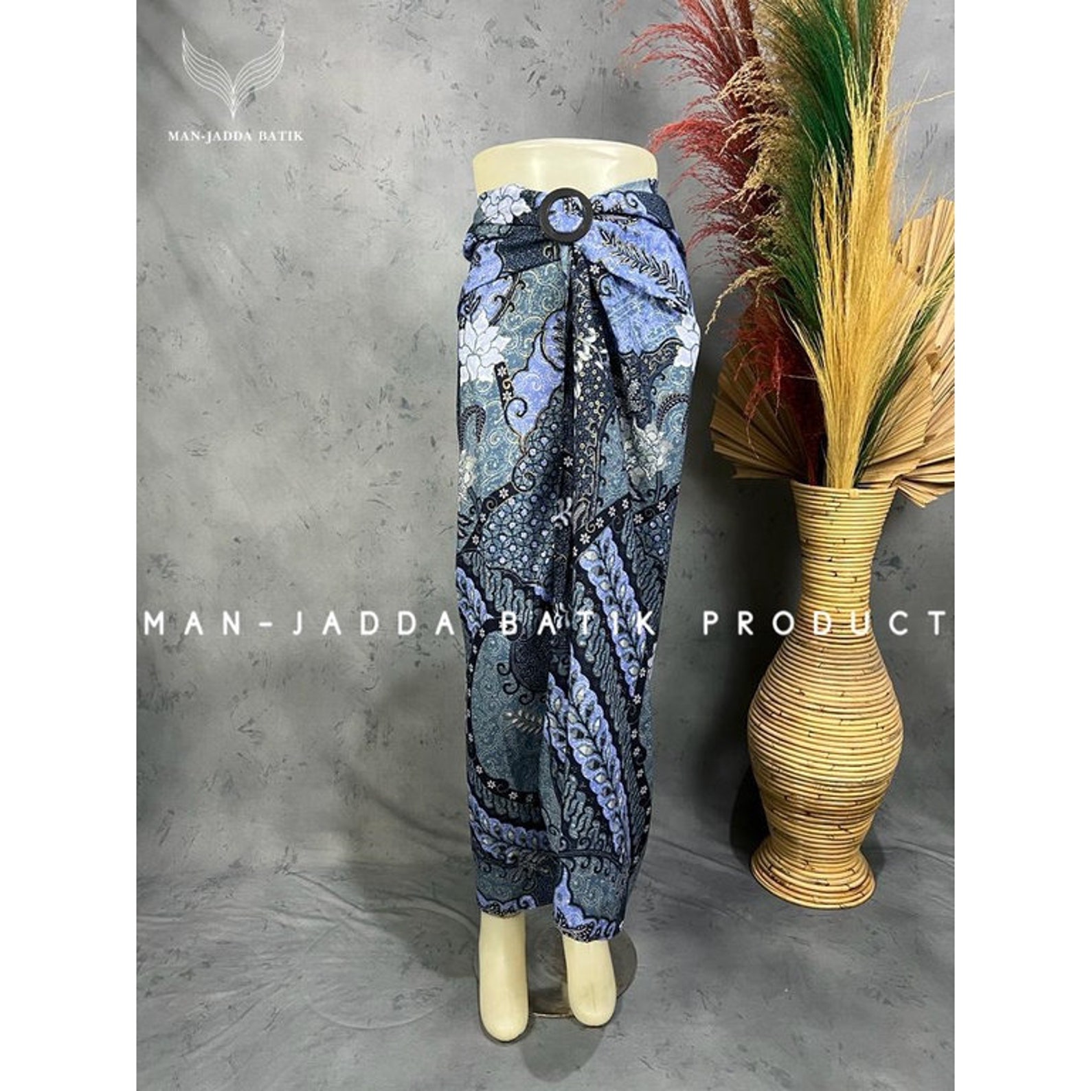 Ethnic Batik Wrap Skirt, Batik Pattern Skirt, Wrap Skirt, Batik Skirt ...
