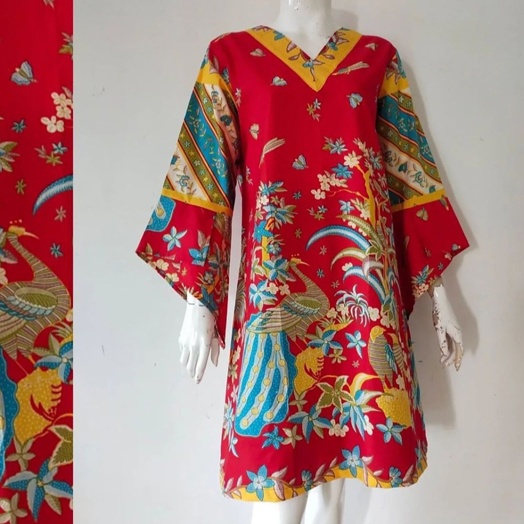 Marwati Bursti Batik Dress A Modern Twist on Traditional Elegance ...