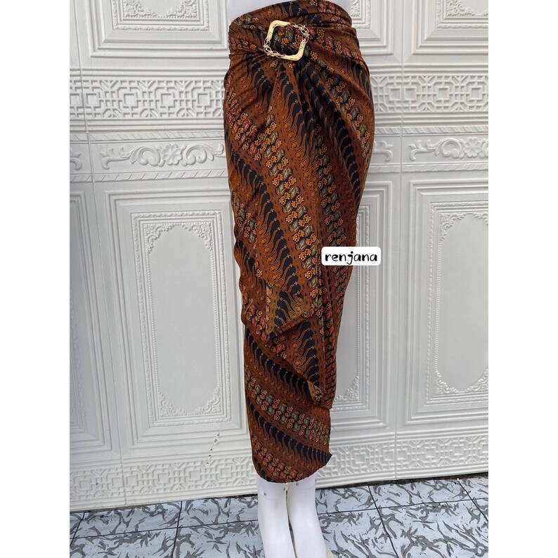 Ethnic Batik Wrap Skirt, Batik Pattern Skirt, Wrap Skirt, Batik Skirt ...