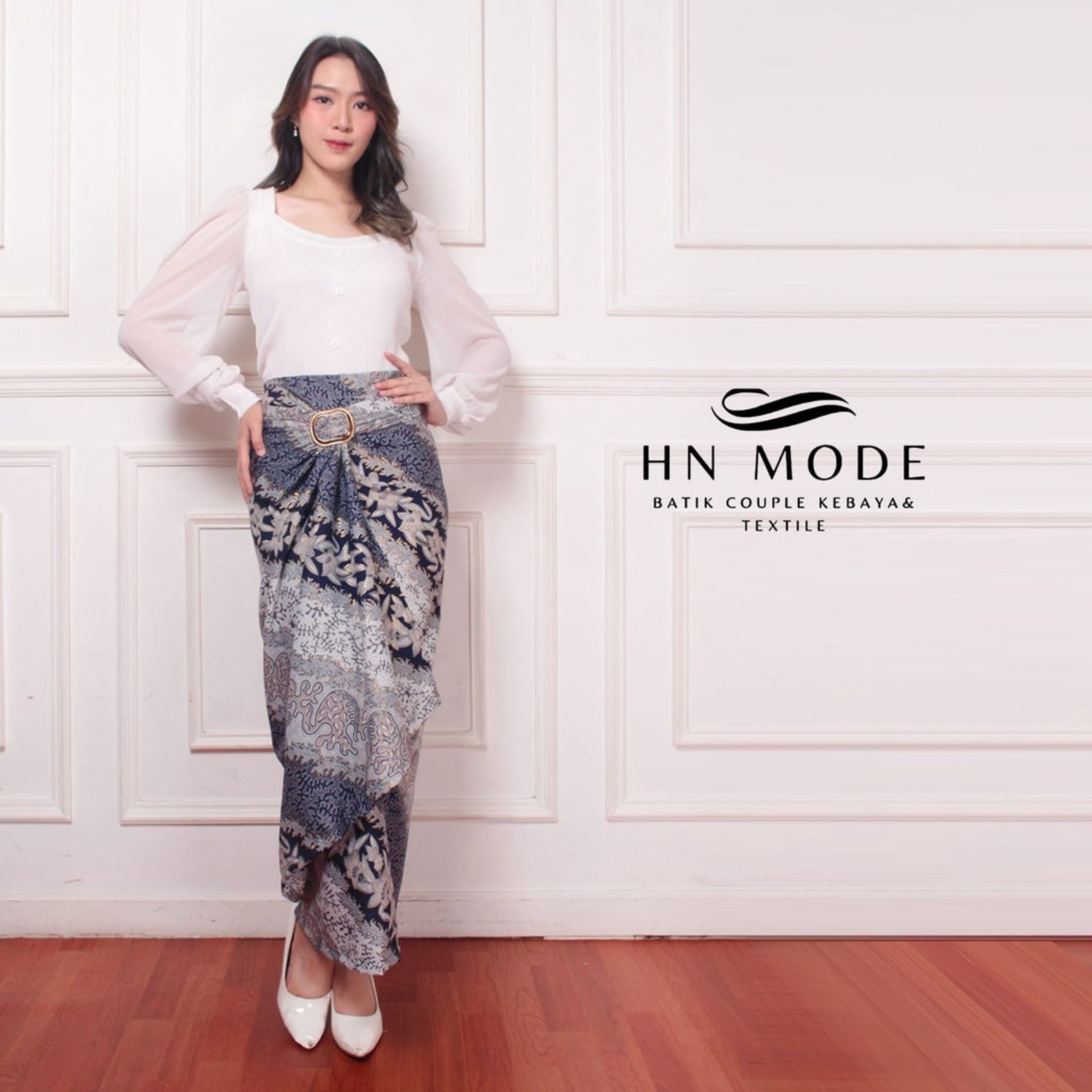 Ethnic Batik Wrap Skirt, Batik Pattern Skirt, Wrap Skirt, Batik Skirt ...