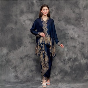 Aira Batik Kebaya Jupri Lidia, Batik Dress, Batik, Boho Dress, Bohemian ...
