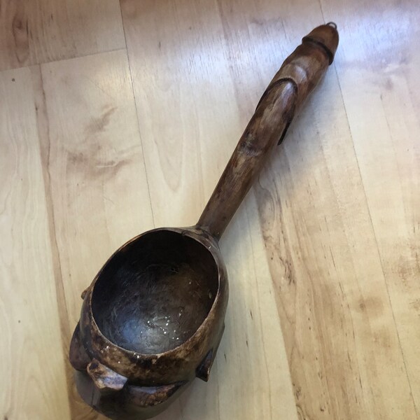 Carved African Ladle - Etsy