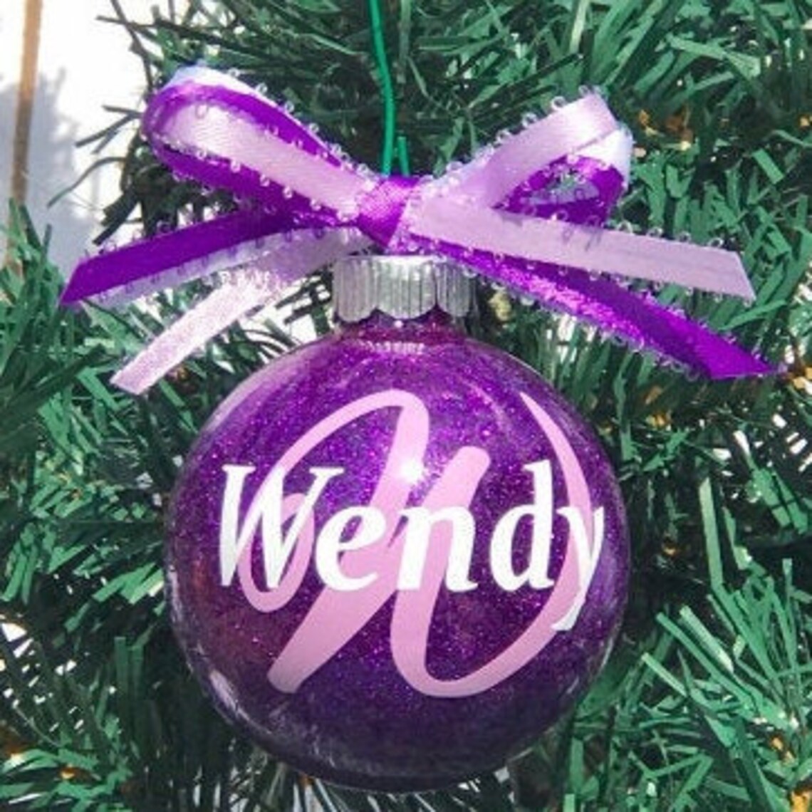 Monogram Ornament Christmas Ornaments Christmas Gift | Etsy