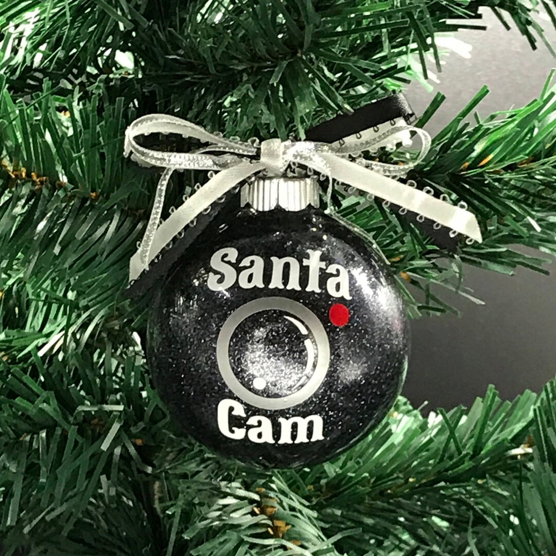 Santa Cam Ornament, Christmas Ornaments for Kids, Elf Cam, Christmas ...