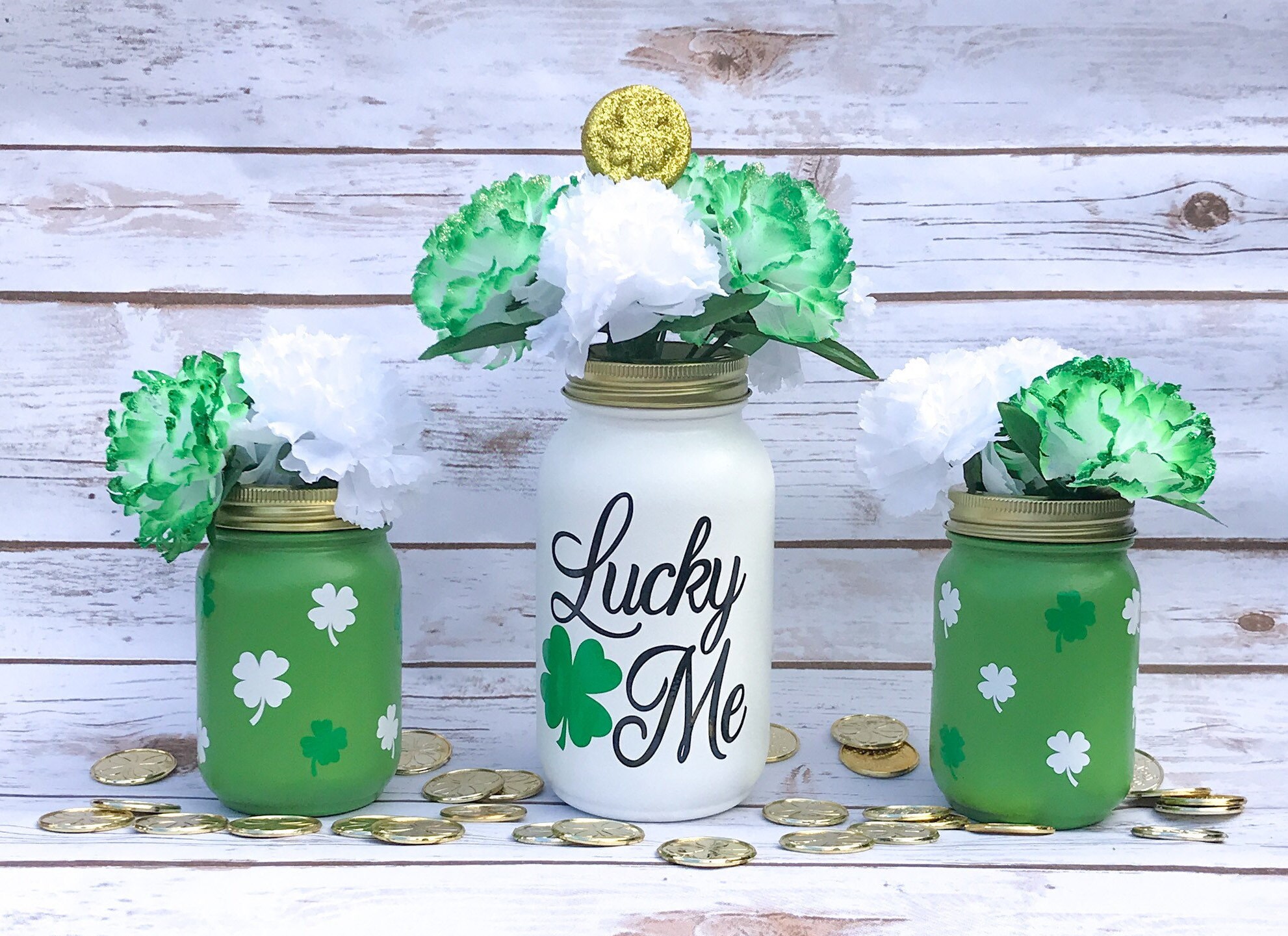 Saint Patricks Day Four Leaf Clover Shamrock Decor St | Etsy