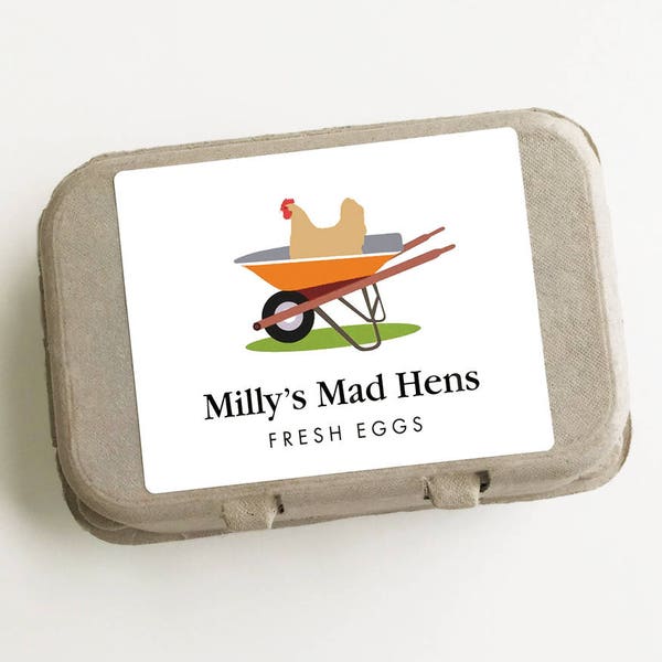 Fresh Eggs Stickers - Etsy