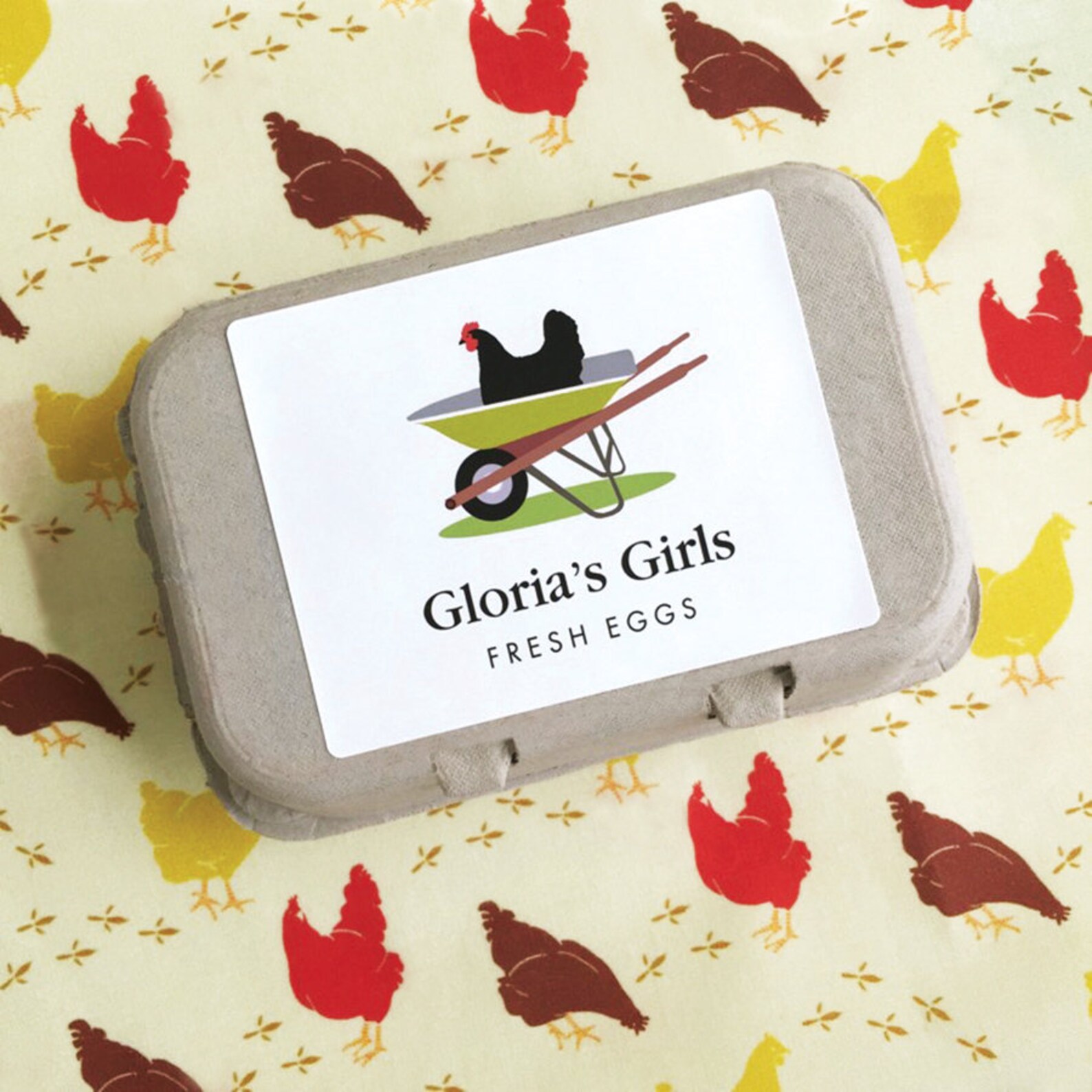 Fresh Eggs Stickers 12 Egg Carton Labels Farm Gift - Etsy