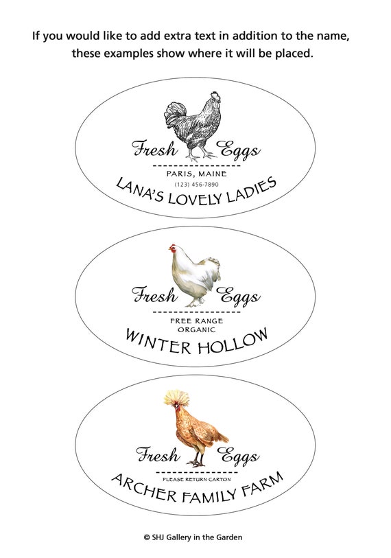 Free Range Chicken Label