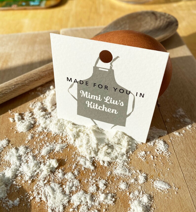 Baking Tag 20 Food Labels Personalized Baked Goods Cooking | Etsy