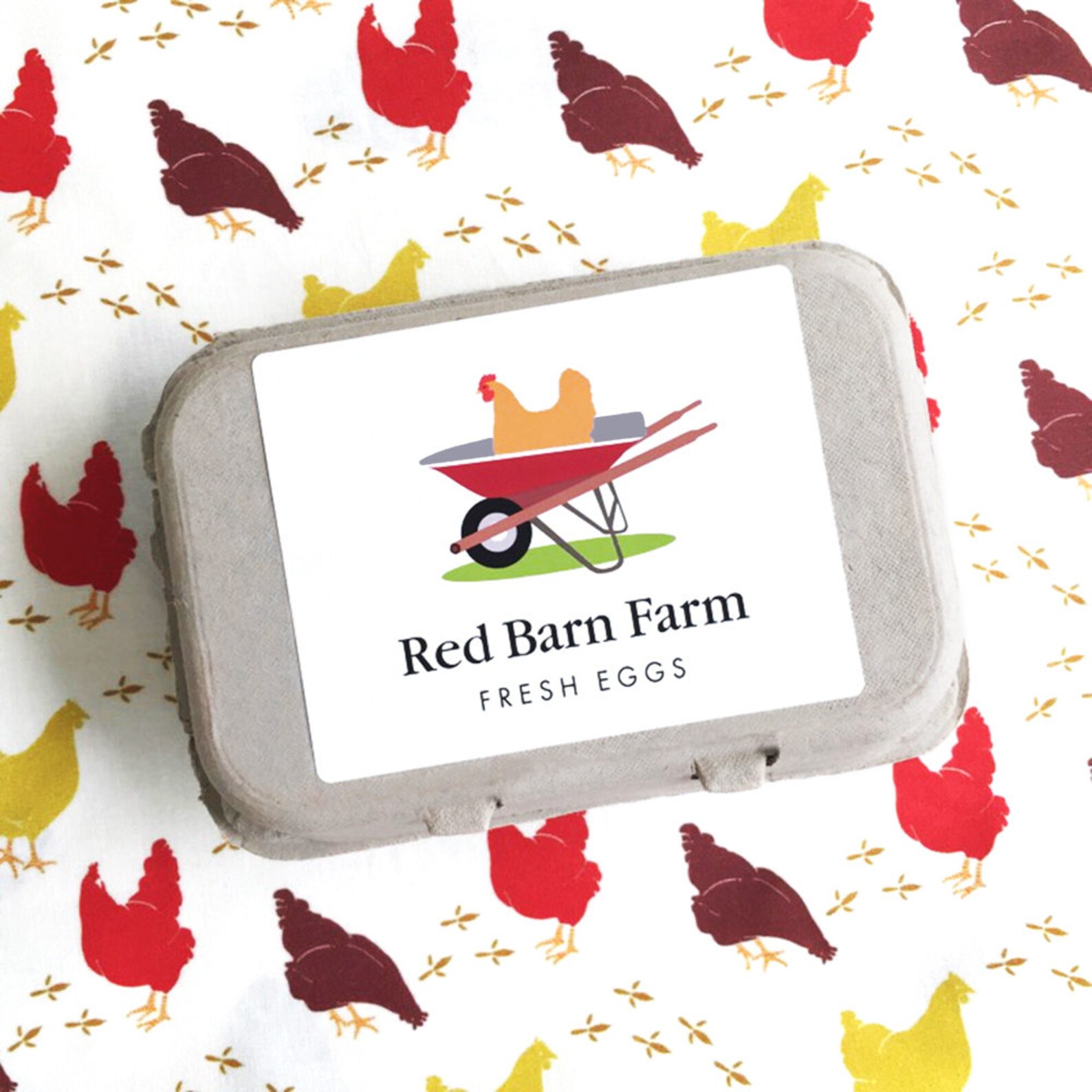 Fresh Eggs Stickers 12 Egg Carton Labels Farm Gift - Etsy