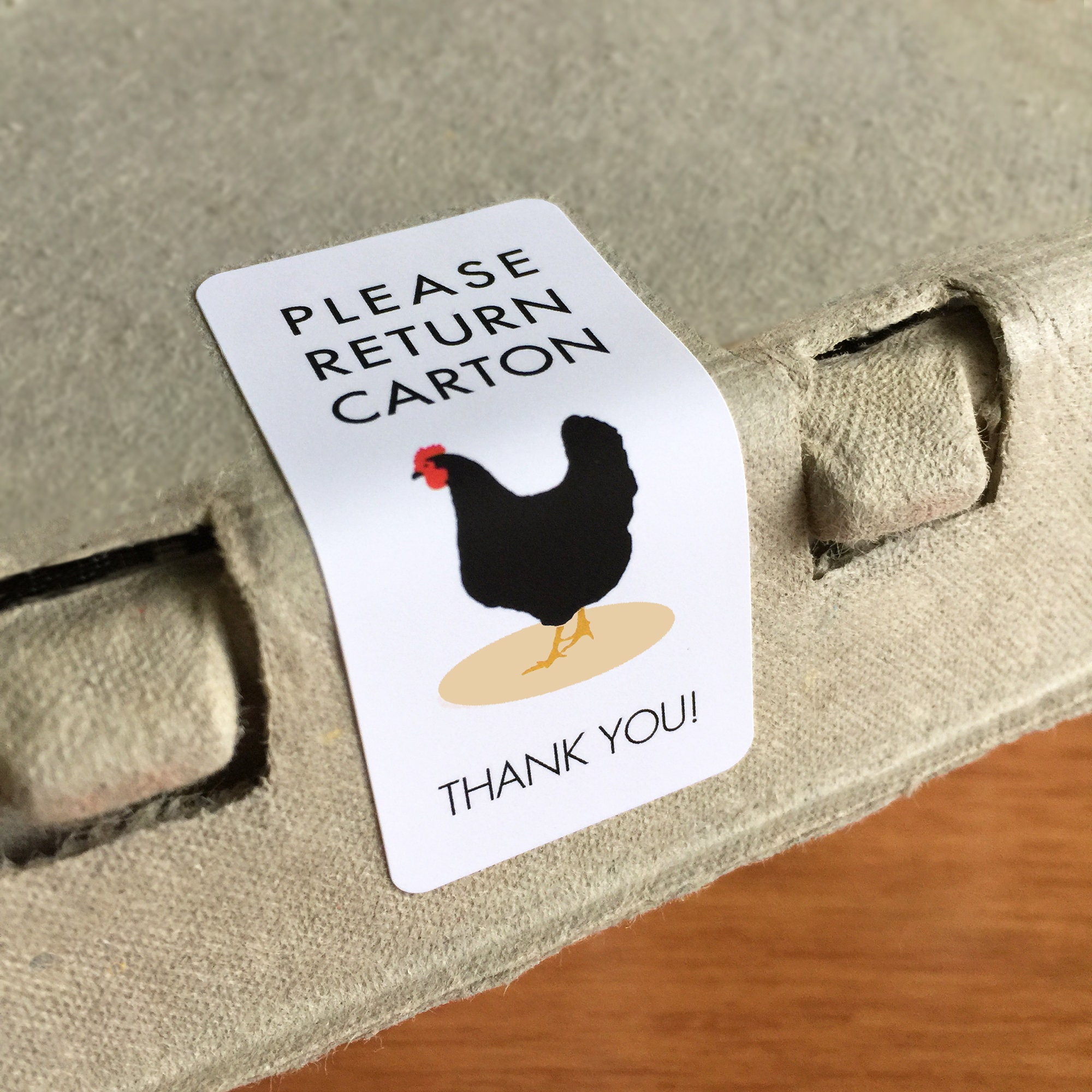 Coop Accessories 35 Please Return Carton Stickers Egg - Etsy Canada