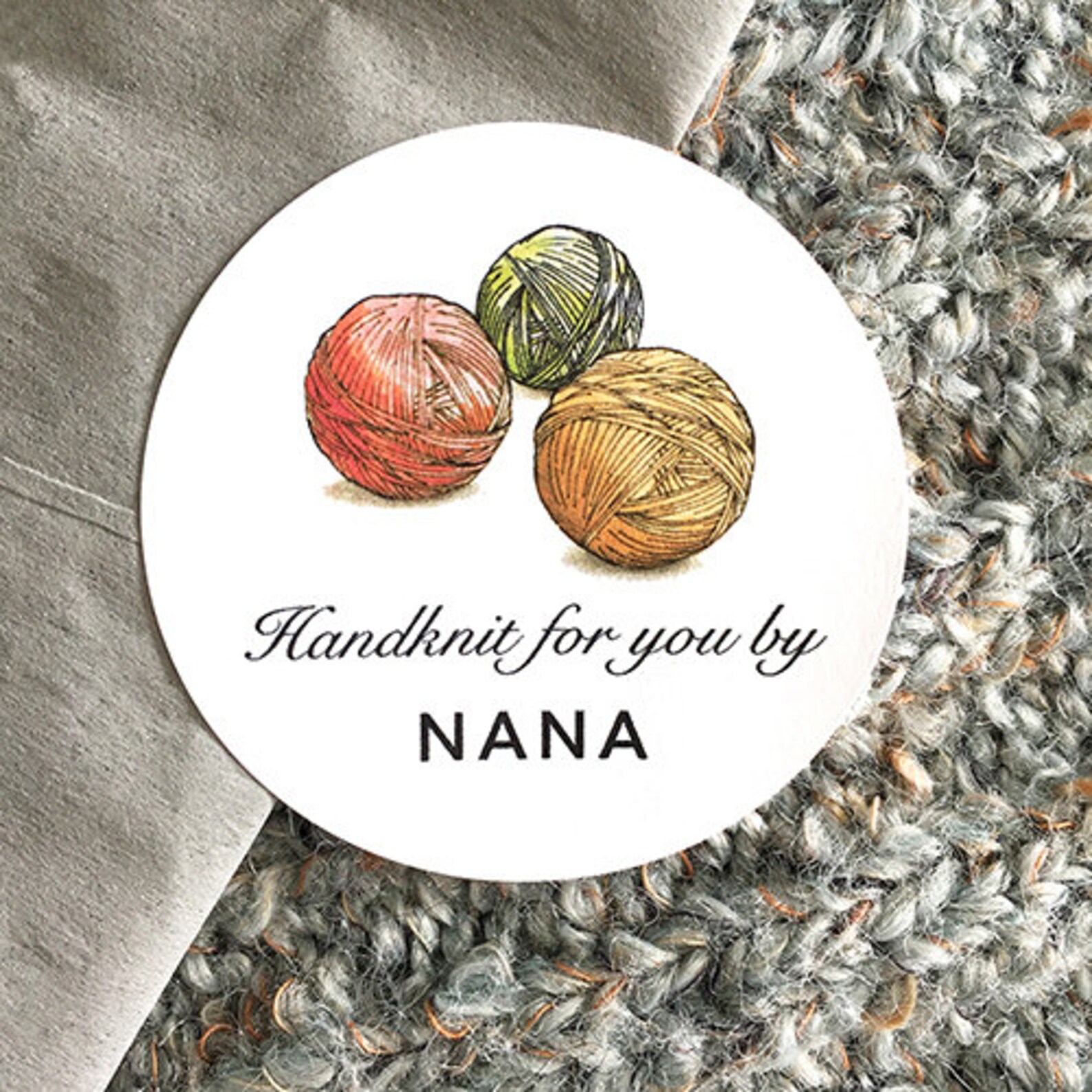 Knitting Yarn Stickers Crochet Yarn Drawing Knitting | Etsy