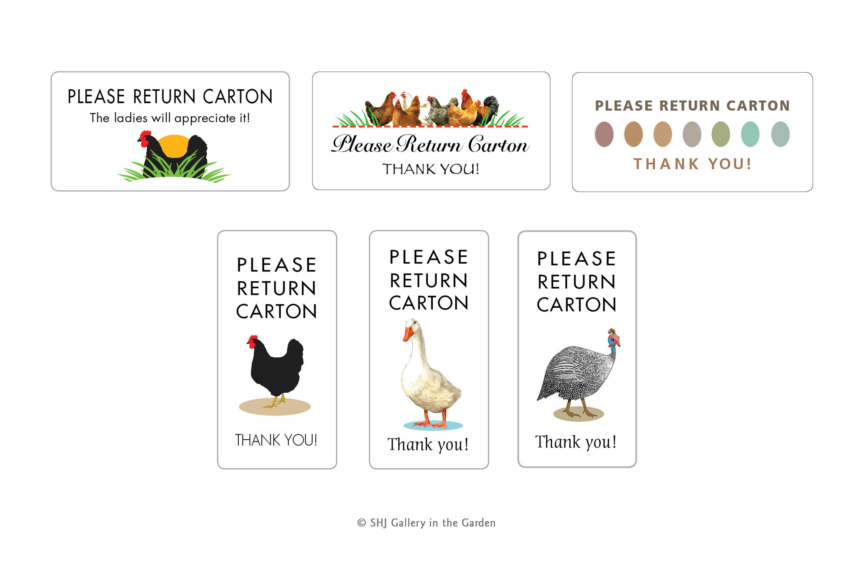 Coop Accessories 35 Please Return Carton Stickers Egg - Etsy Canada