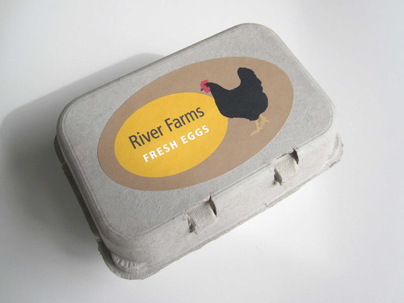 Egg Carton Labels 6 Customized Personalized Egg Stickers - Etsy