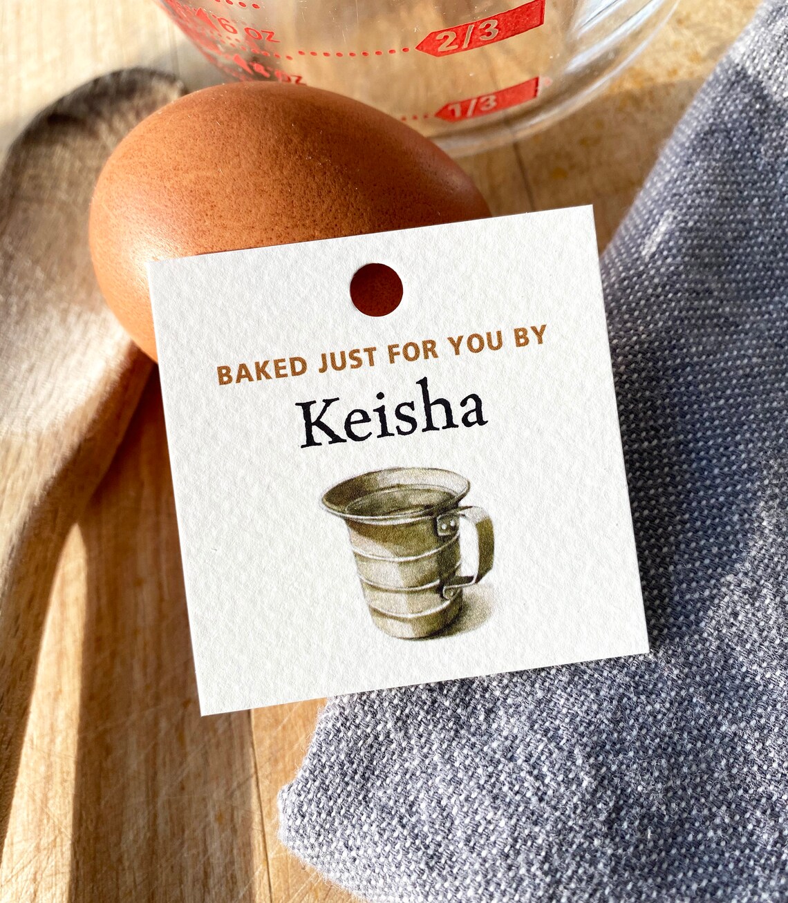 Personalized Baking Tags Food Labels Baked Goods Tags Gift - Etsy