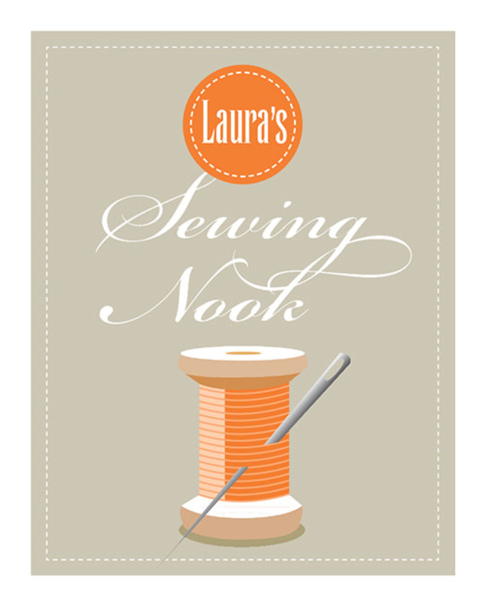 Sewing Room Sign Personalized Sign Typographic Print Sewing - Etsy UK