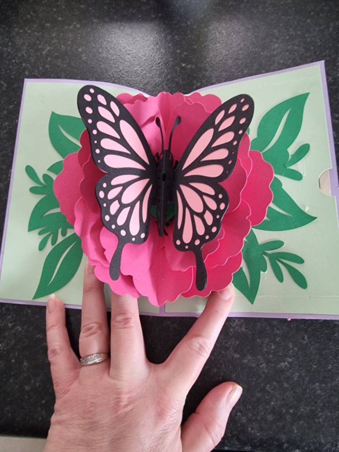 Pop up Butterfly Card - Etsy