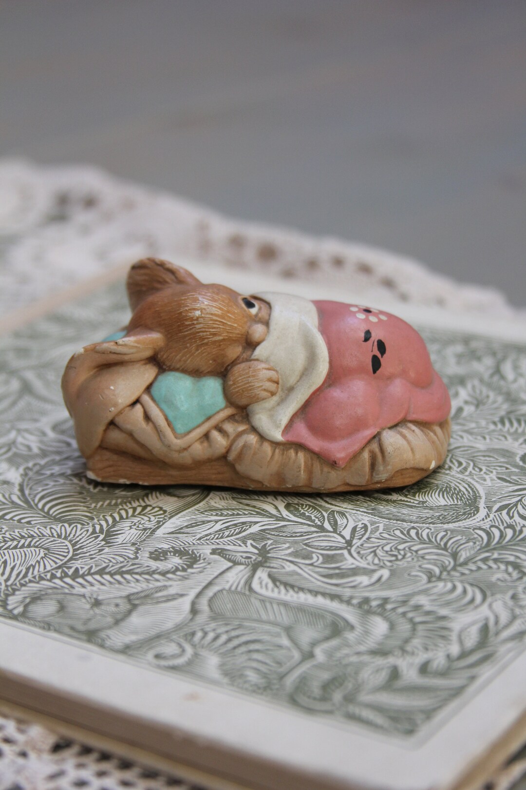 Vintage Pendelfin Peeps Hand Painted Rabbit / Bunny Made in England ...