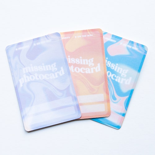 BINDER FILLERS Kpop Photocard Fillers for Pc Collecting - Etsy