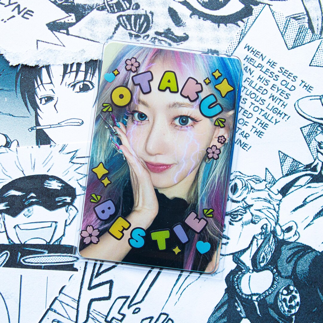 OTAKU BESTIE - Clear Photocard Frame - Etsy