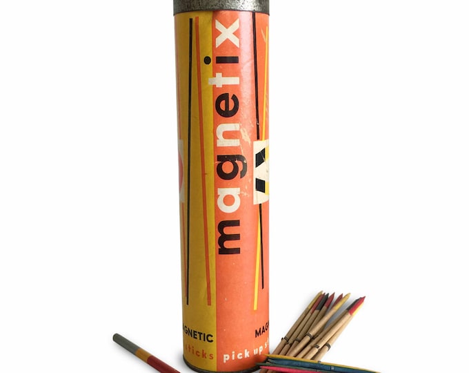 Vintage Magnetix Pick up Sticks Game With Magnet / Baby Boomer Retro ...